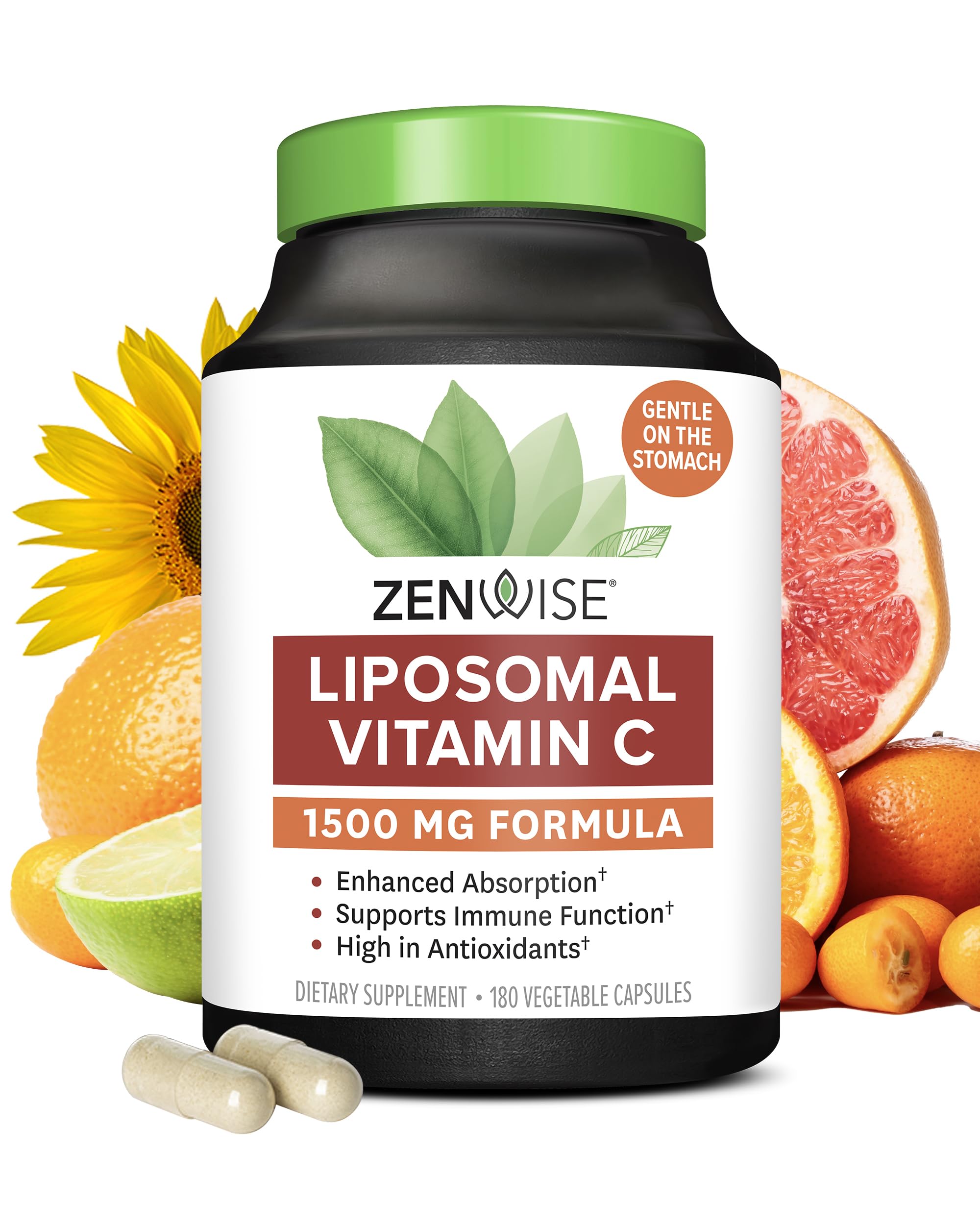 Mua Zenwise Health Liposomal Vitamin C Supplement, 1500 MG Enhanced ...