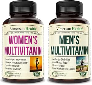 Amazon.com: Vimerson Health Multivitamin for Men + Women 2-Bottle ...