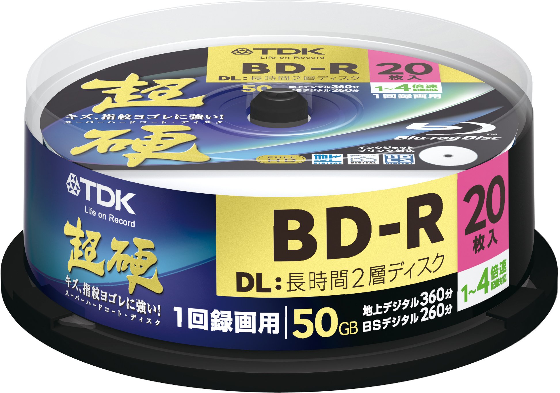 Mua TDK Blu-ray Disc 20 Spindle - 50GB 4X BD-R DL - 2010 Printable Version trên Amazon Mỹ chính ...