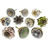 Mixed Set of Vintage Style Ceramic Cupboard Knobs x Pack 12 (MG-139) - 'Mango Tree' TM ...