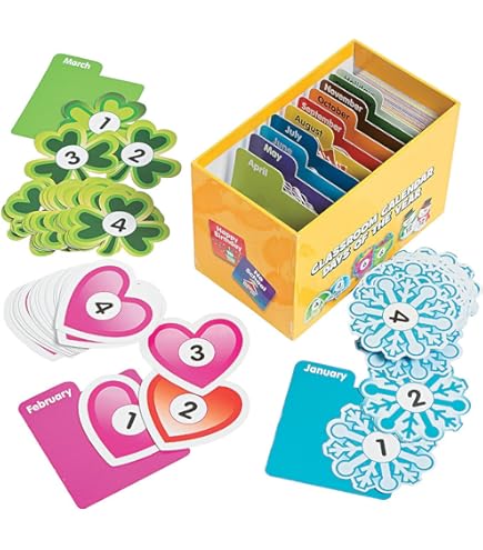 Educational Calendar Cards For Teachers Special Events Calendar Days ...