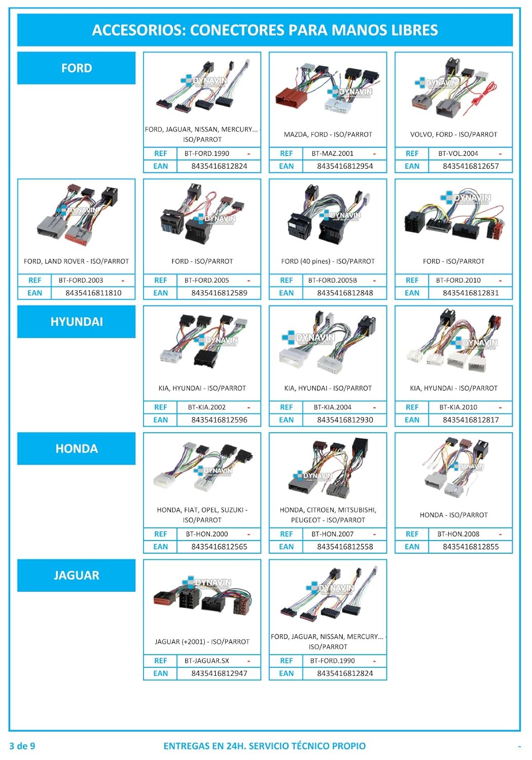 Motorola.. BT-VOL.2001 en VOLVO. Conector para instalar bluetooth manos ...
