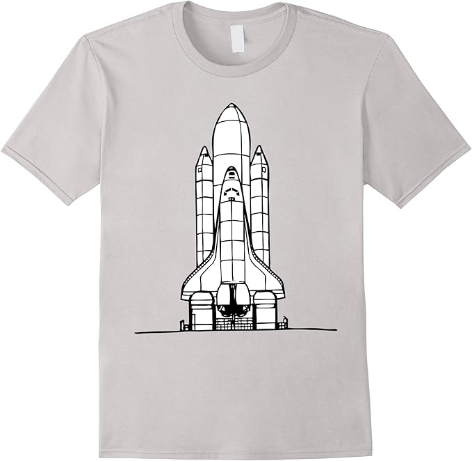 Amazon.com: Space Rocket T Shirt: Clothing