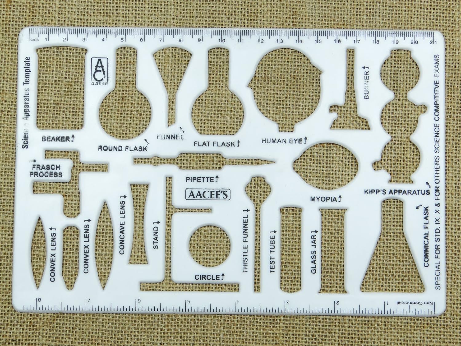 AACEE’S Chemistry Science Stencil Template Drafting Design Technical ...