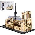 Amazon.com: KLMEi Big Architecture Notre Dame De Paris Micro Building Blocks Set, Creative DIY ...