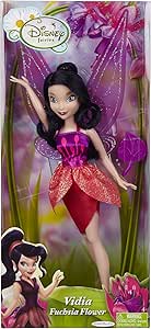Amazon.com: Disney Fairies Fashion Doll - Fuchsia Flower Vidia : Toys ...
