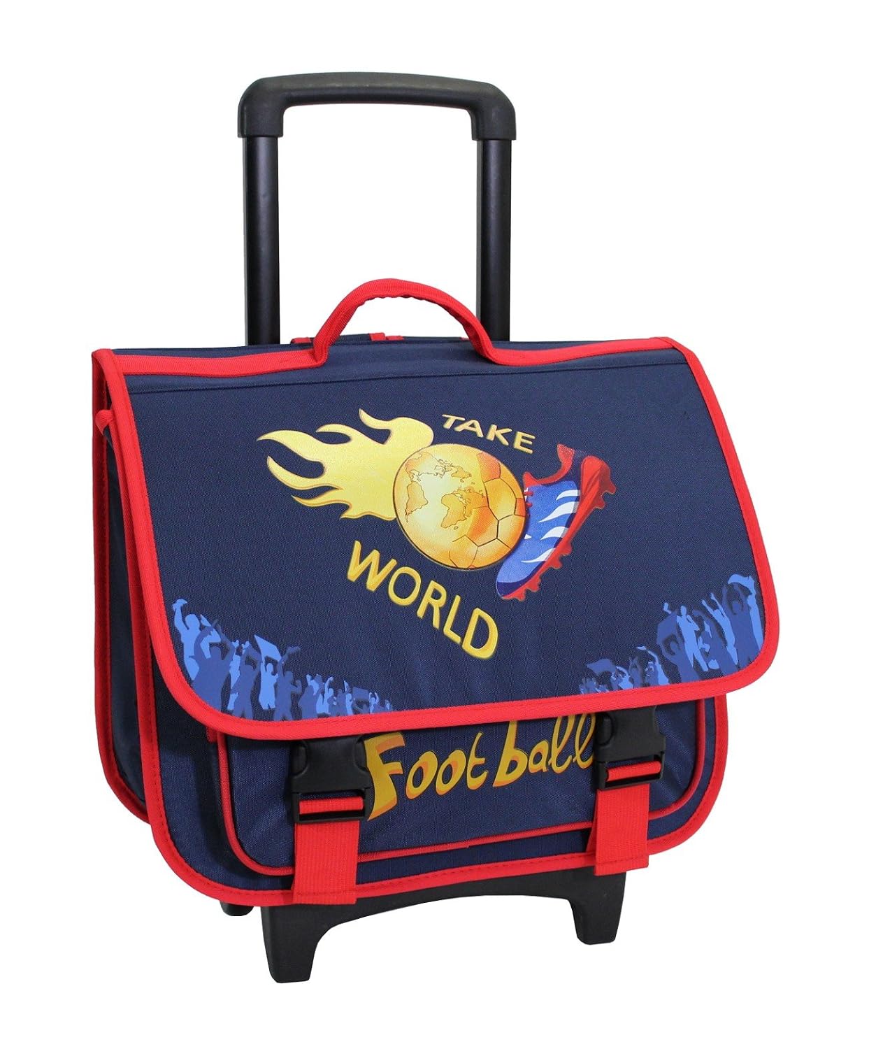 School Satchel with wheels - Alistair: Amazon.co.uk: Luggage