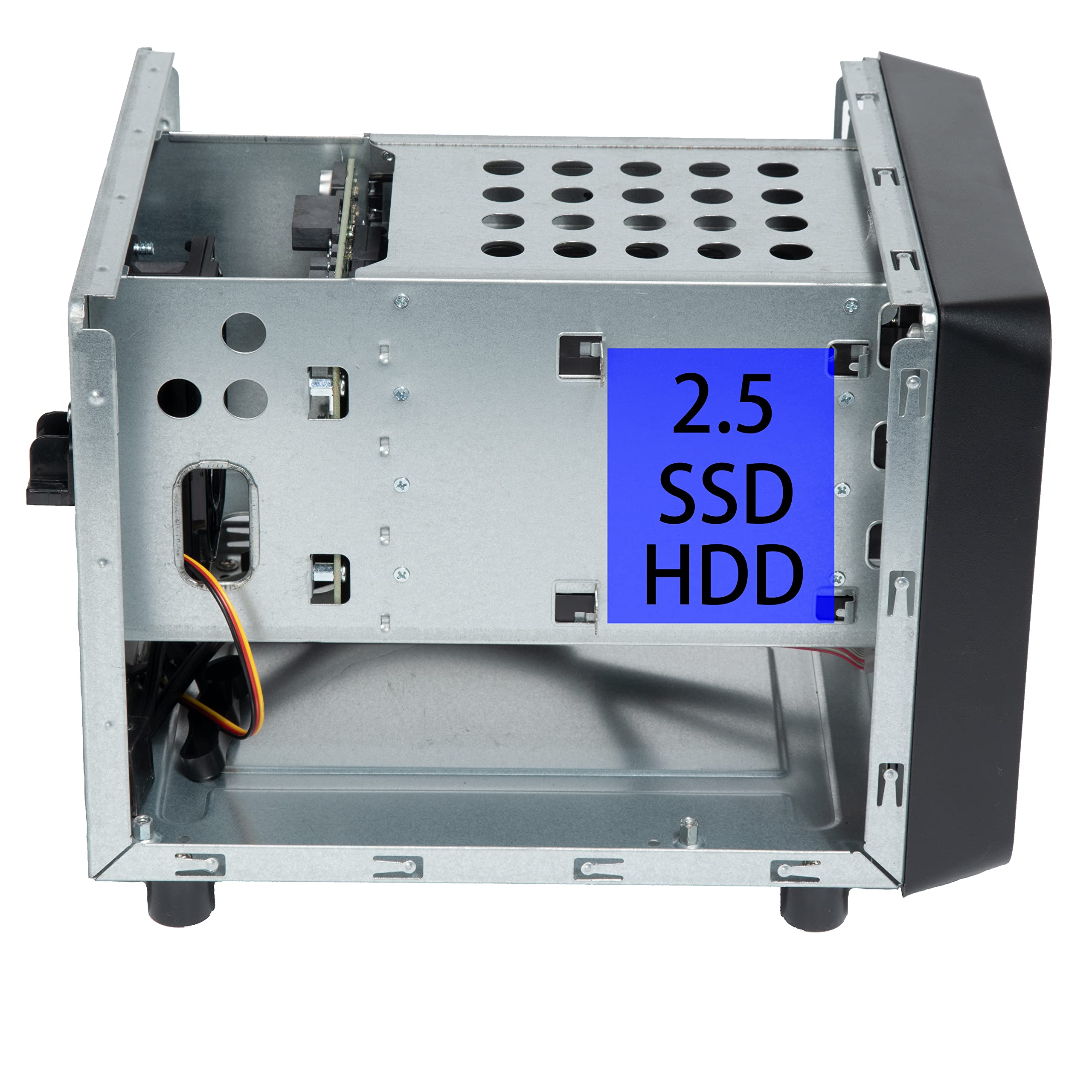 Mua 4 + 1 Bay DIY NAS Case, 4 x 2.5″ / 3.5″ Tray + 1 x 2.5″ Internal ...