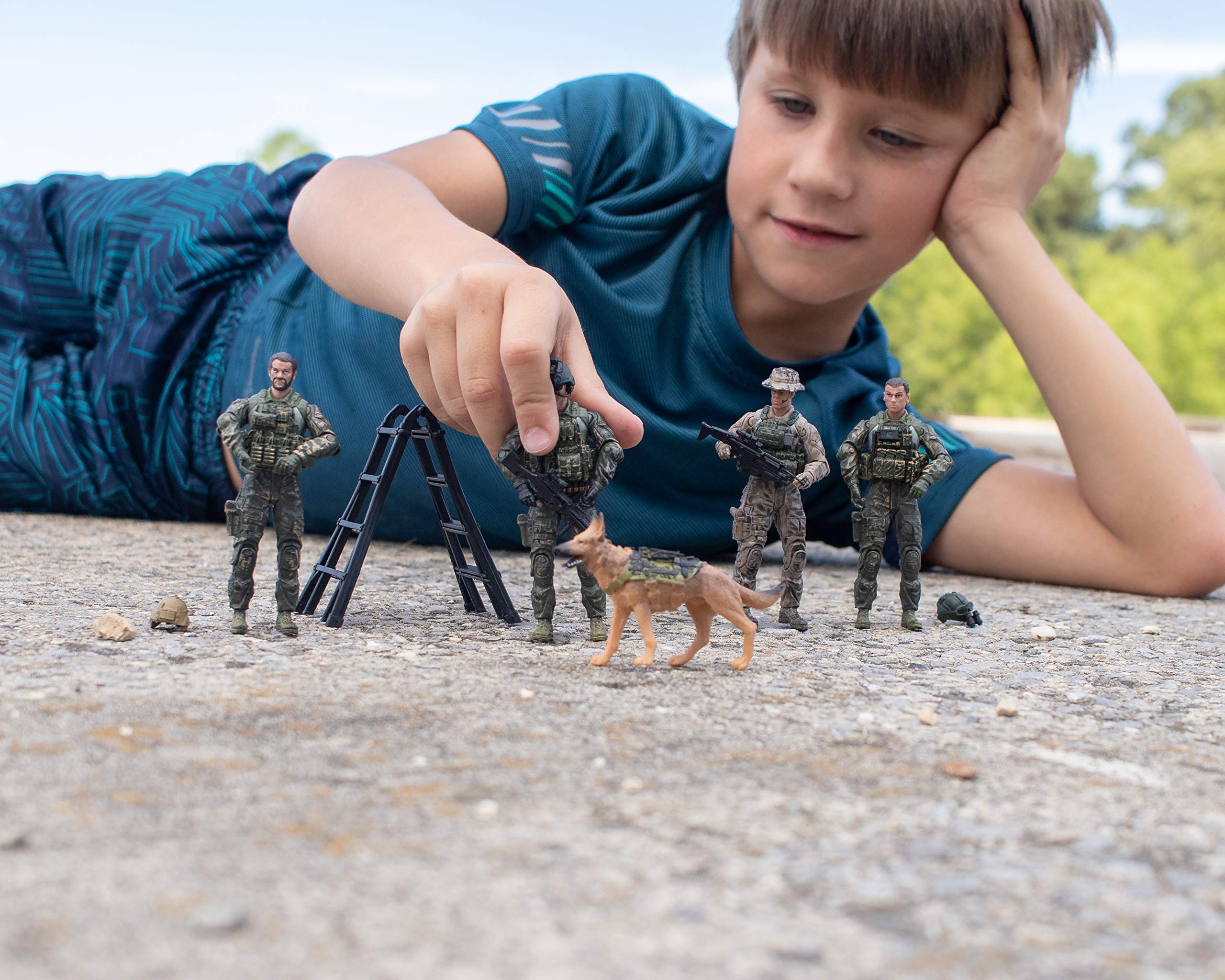 Sunny Days Entertainment Elite Force Army Ranger Action Figures – 5 ...