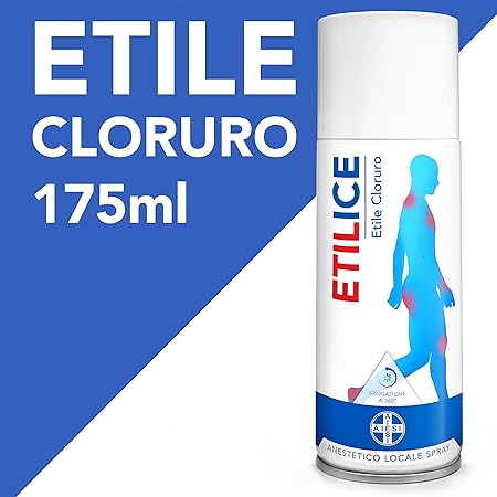 AIESI® Cloruro de etilo aerosol 175 ml ETILICE # Hielo Spray de ...