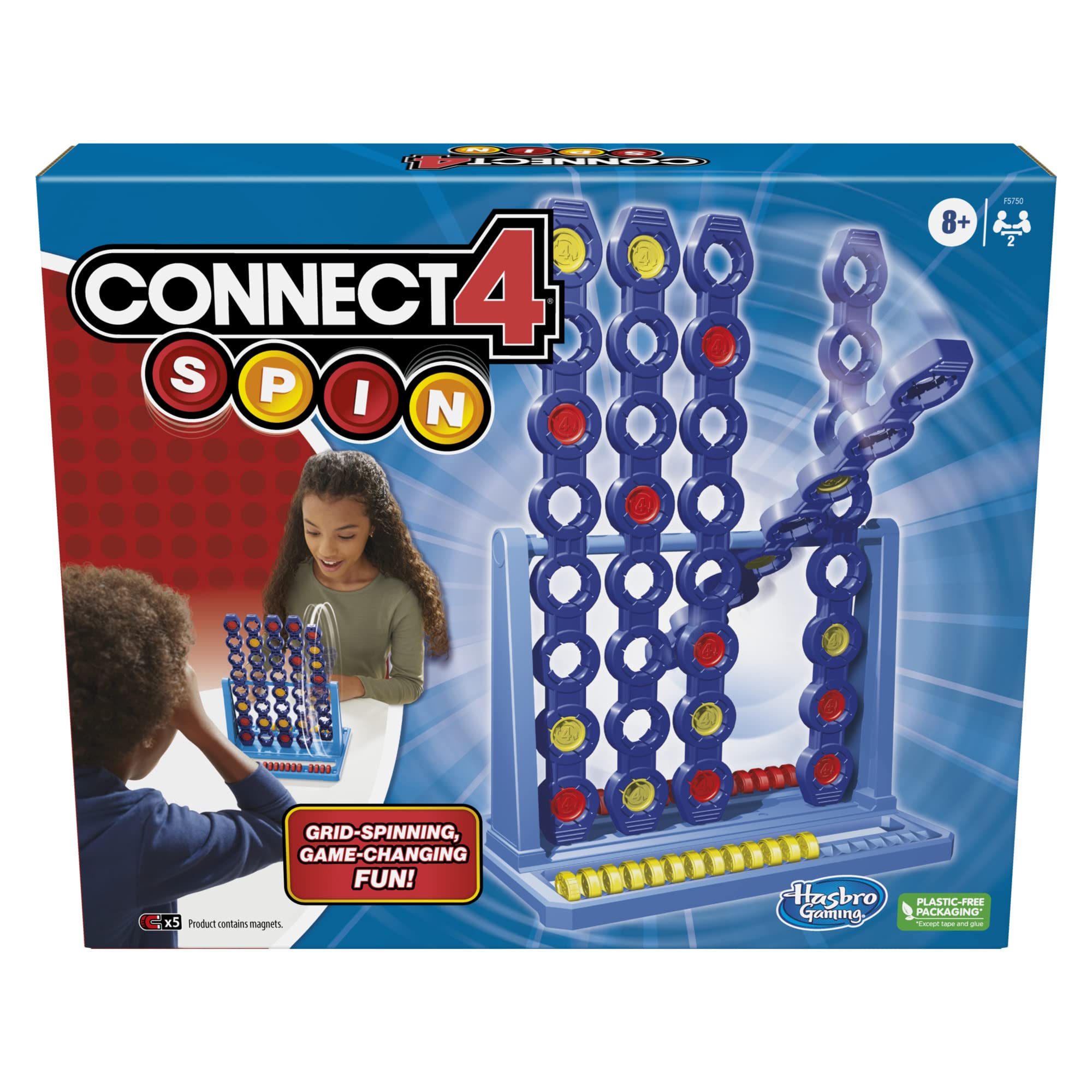 Mua Hasbro Gaming Connect 4 Spin Game, Features Spinning Connect 4 Grid ...