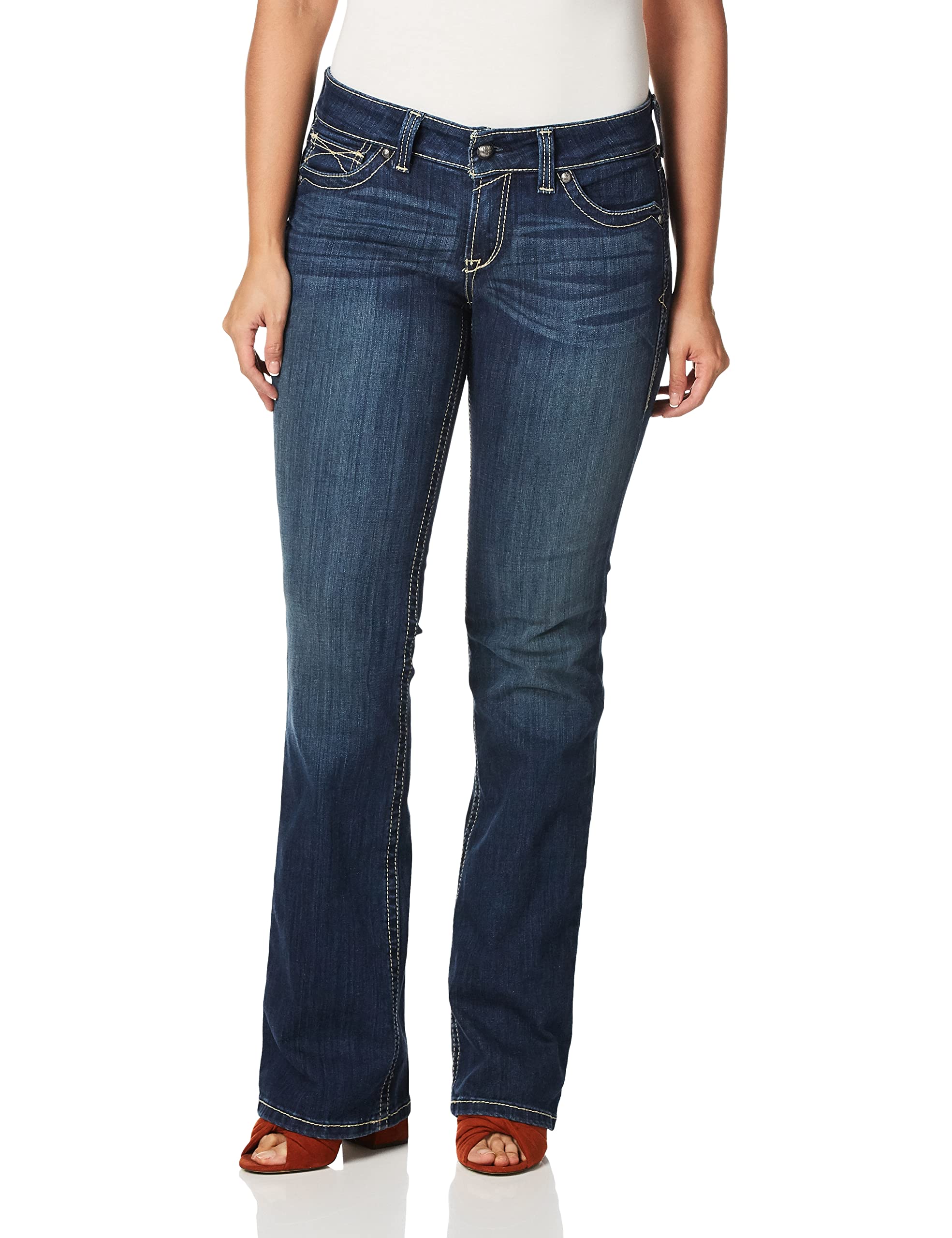 ARIAT R.E.A.L. Mid Rise Boot Cut Jeans - Women's Denim for sale | Katy ...