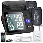 Amazon.com: Upper Arm Blood Pressure Machine - 3 Size Cuffs, Small 7"-9 ...