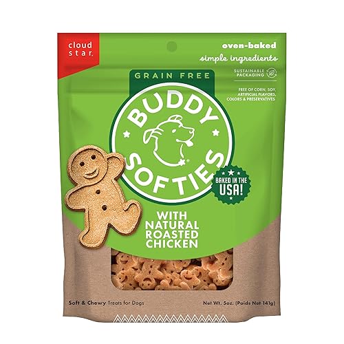Buddy Biscuit Softies 5 oz Pouch, Soft & Chewy, Natural Roasted Chicken ...