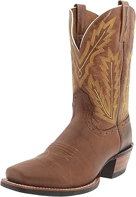 Amazon.com | Ariat Men's Adriano Moraes Bull Rider Boot, Dappled Brown ...