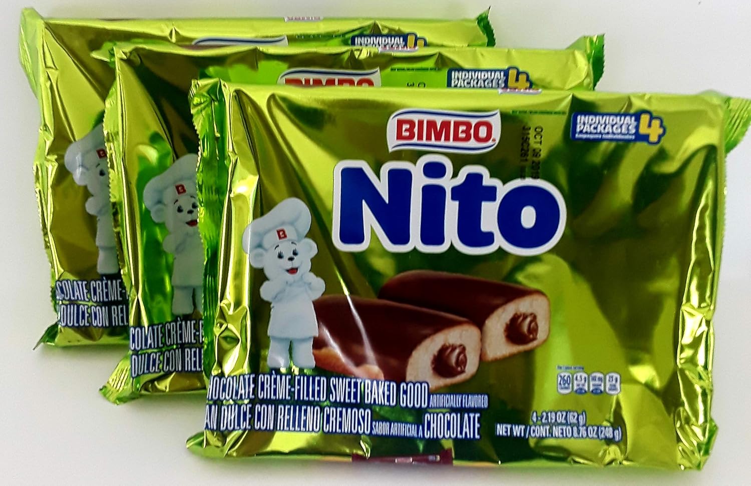 Amazon.com : 3 Bimbo (Nito Multipack 4pz) : Grocery & Gourmet Food