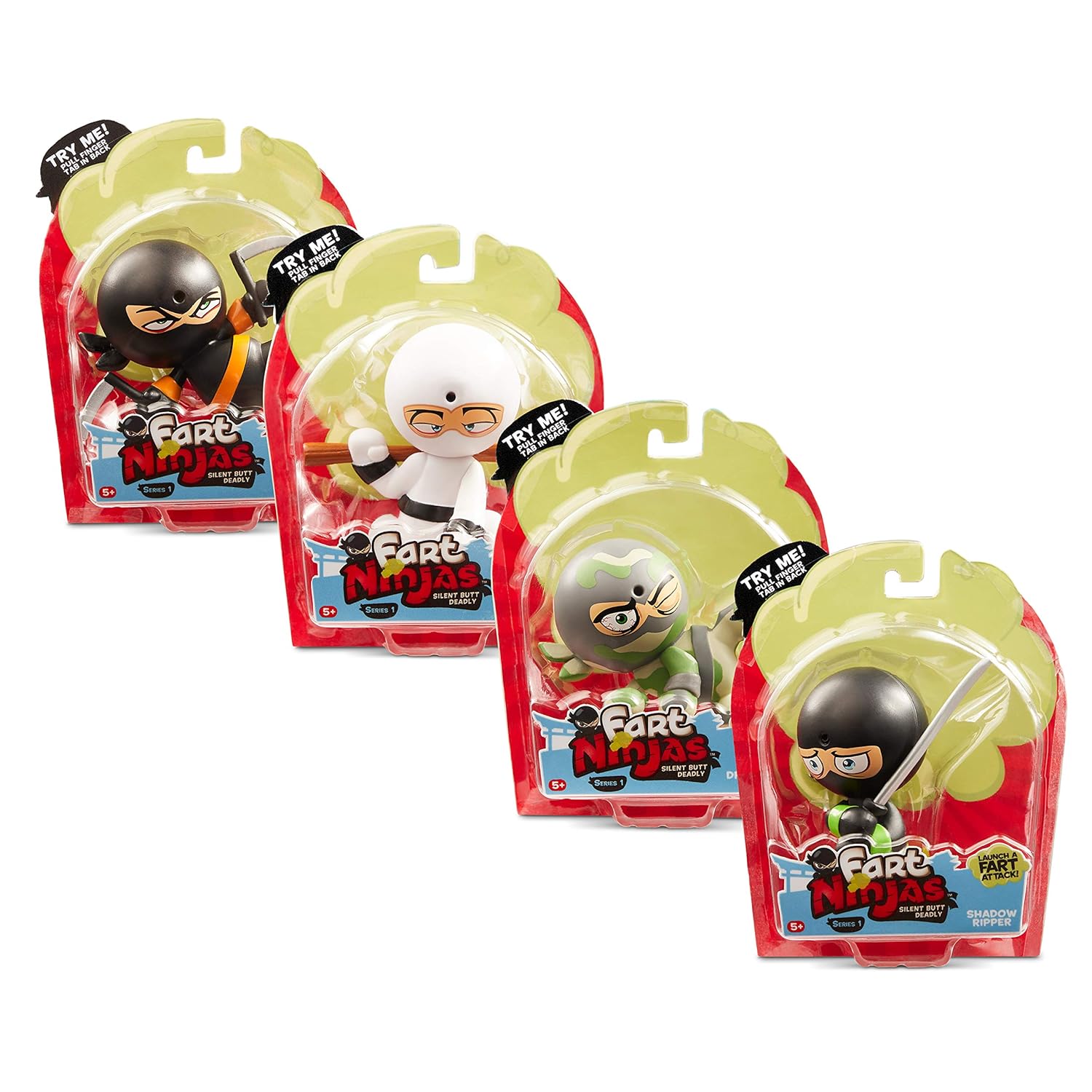 4 Pack Juguete, Fart Ninjas Funrise International 70501 Criaturas ...