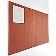Amazon.com: Large Cork Board Alternative - 47"x35" 12 Pack Felt Wall Tiles with Safe Removable ...
