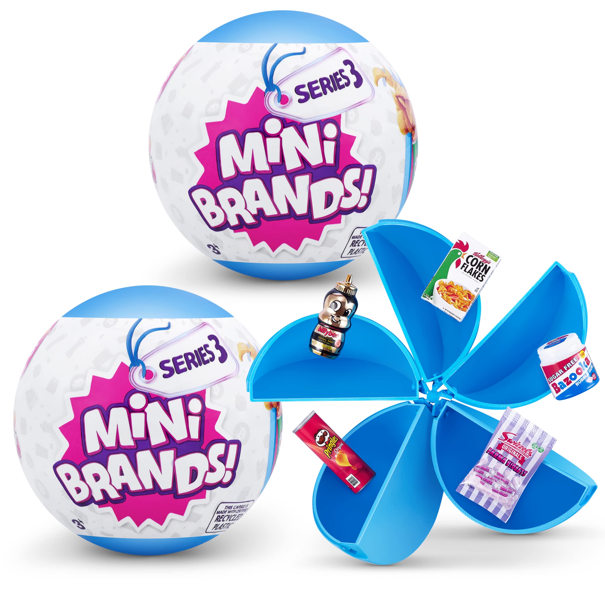 Mua 5 Surprise Mini Brands Series 3 Mystery Capsule Real Miniature ...