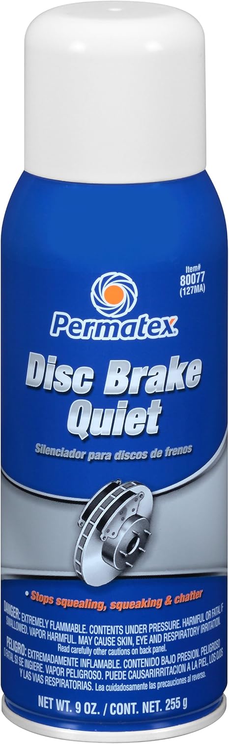 Permatex 80077 Disc Brake Quiet, 9 oz. net Aerosol Can: Amazon.ca ...