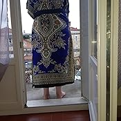 Nightingale Collection Robe pour femme - Bleu - Taille unique: Amazon ...