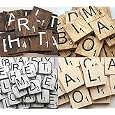 Amazon.com: Large Alphabet Tile - 3.5 x 3.5 Inch Tiles - Large Wood ...