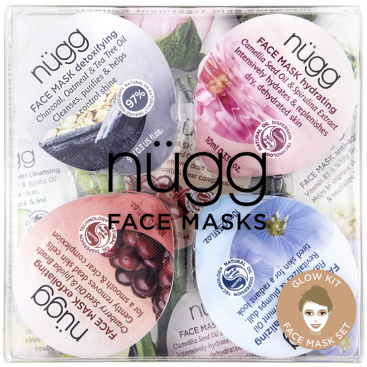 Healthandskingirl - nügg Face Mask Glow Kit for Clean, Radiant and Dewy ...