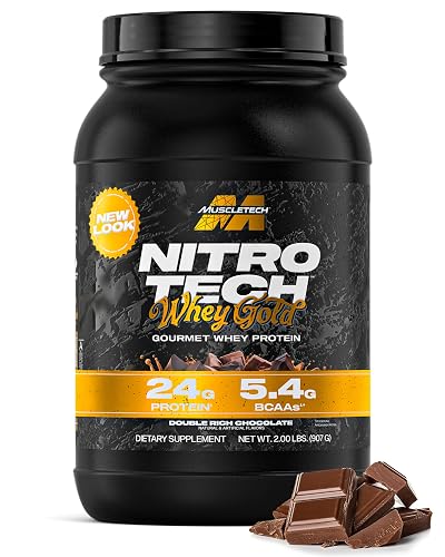 Muscletech Whey Protein Powder (Double Rich Chocolate, 2LB) - Nitro ...