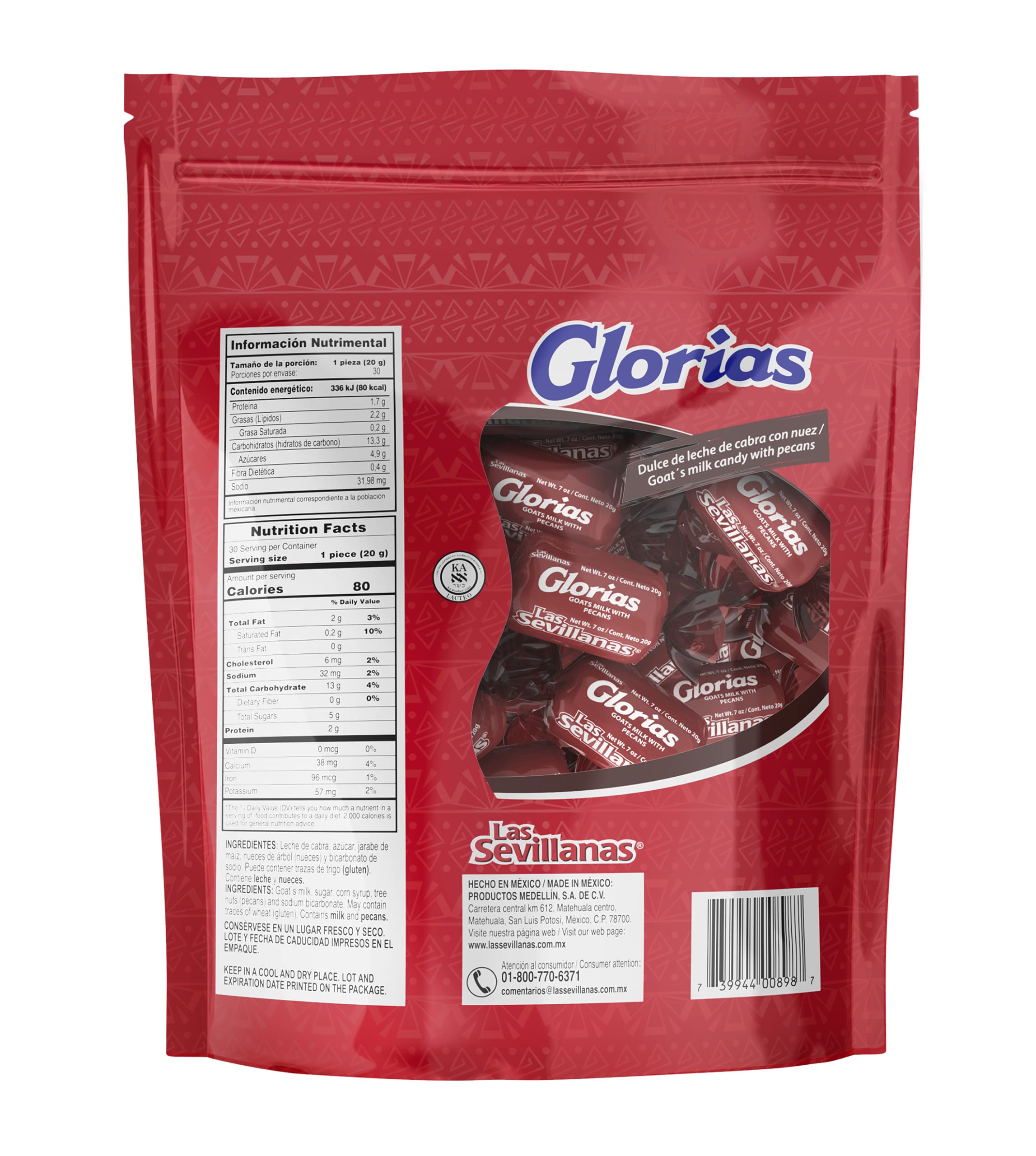 Mua Las Sevillanas Glorias Goat Milk & Pecan Candy (30 in a Pack), 21. ...