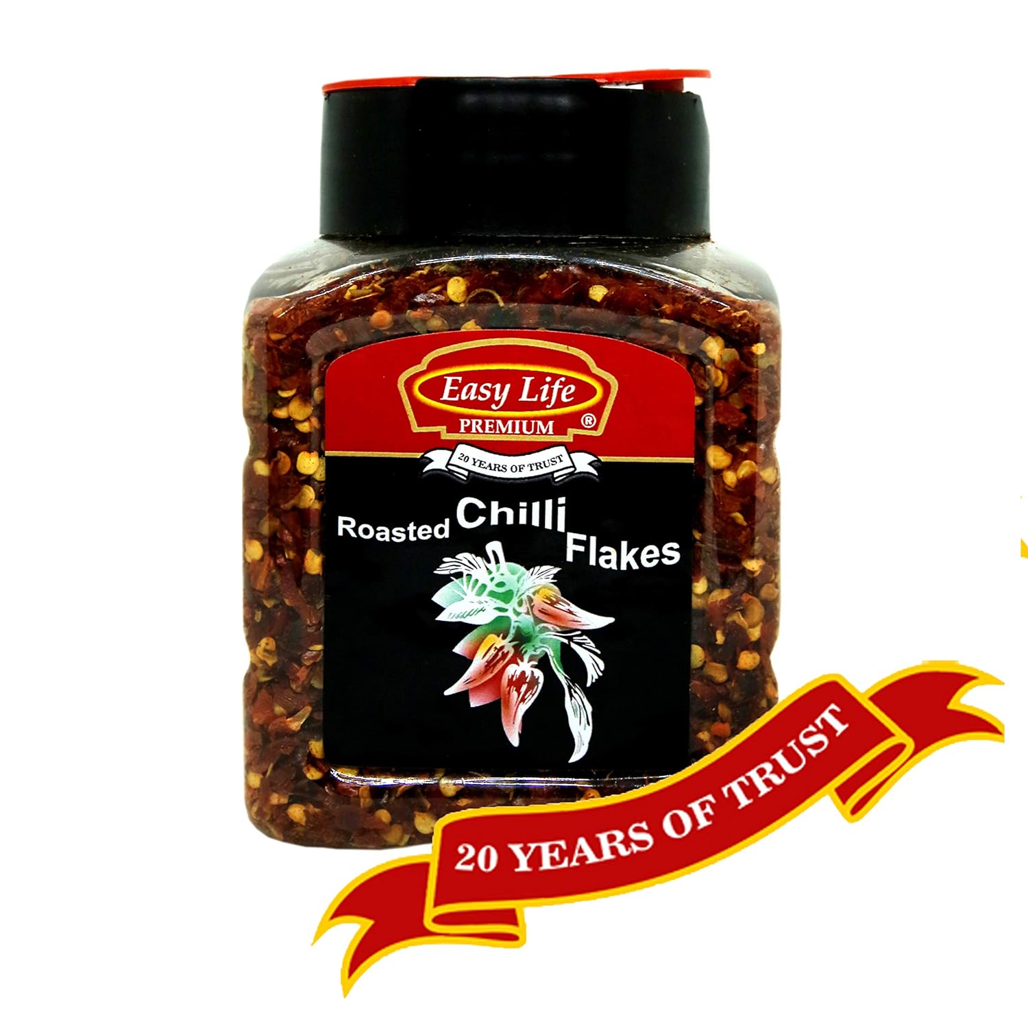 Easy Life Roasted Chilli Flakes 200gm [Ideal Sprinkler Pack for Pizza ...