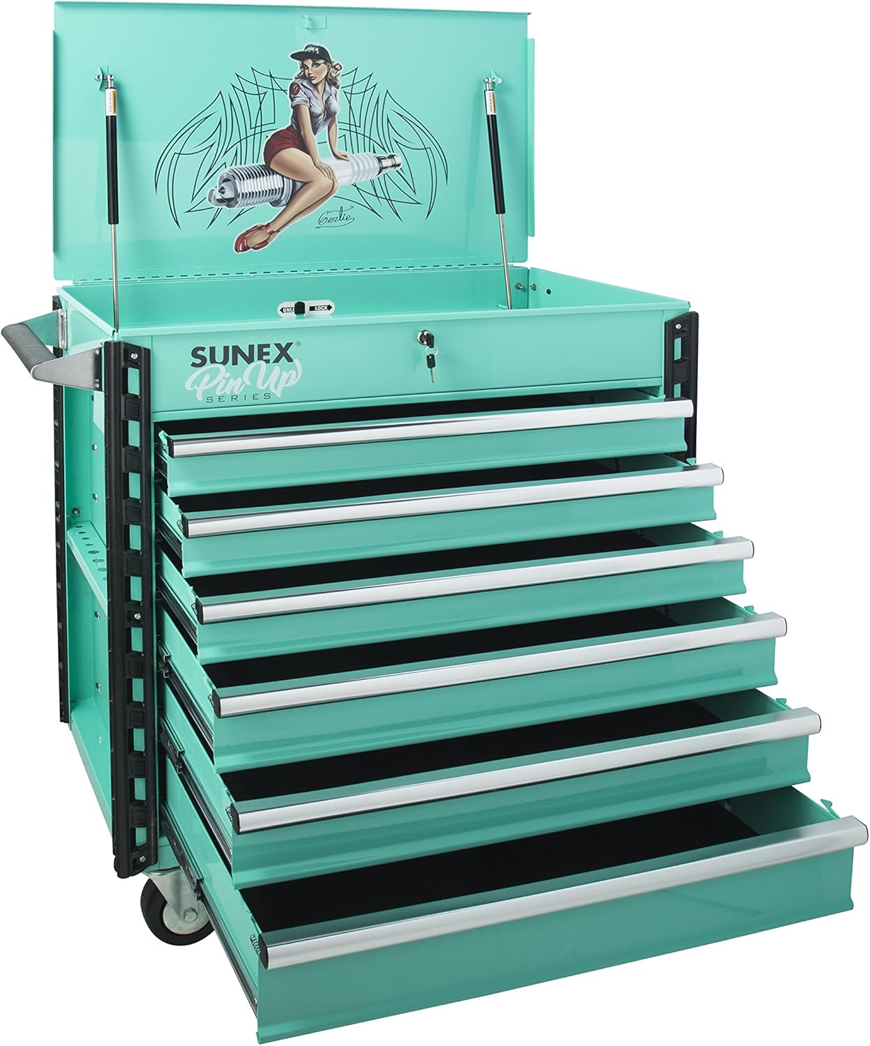 Amazon.com: Sunex 8057xtgertie Premium Full Drawer Pin Up Girl Service ...