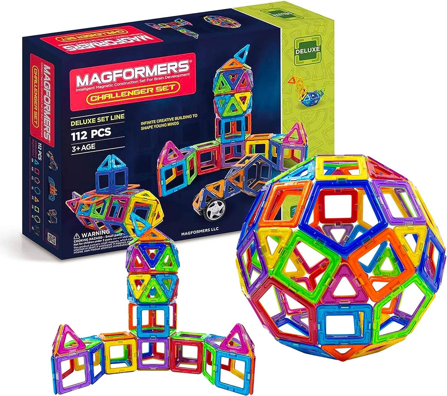 Mua Magformers Challenger Set (112-pieces) Deluxe Magnetic Building ...