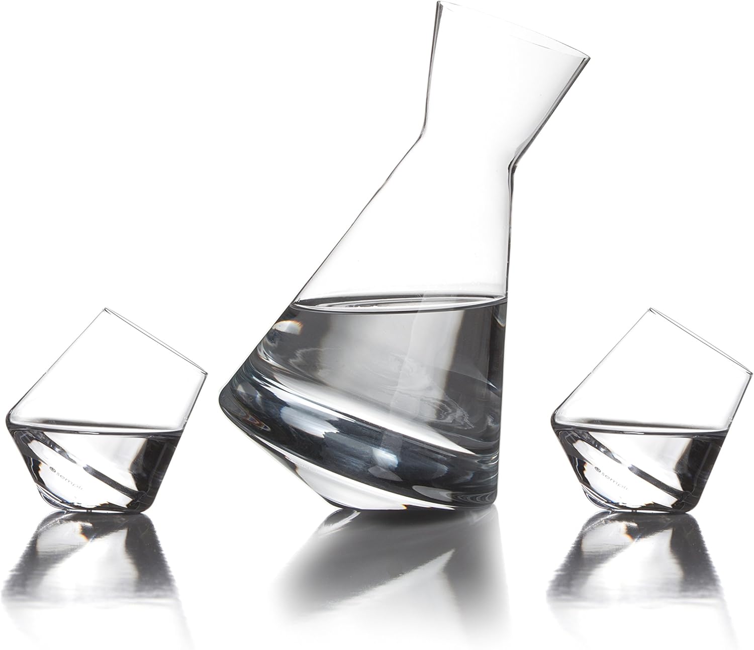 Sempli Vaso-Sake Set, Clear Decanter And 2 Shots In Gift Box – BigaMart