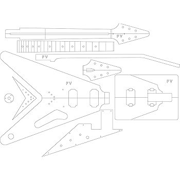 Pickup Routing Template- Strat HSH - - Amazon.com