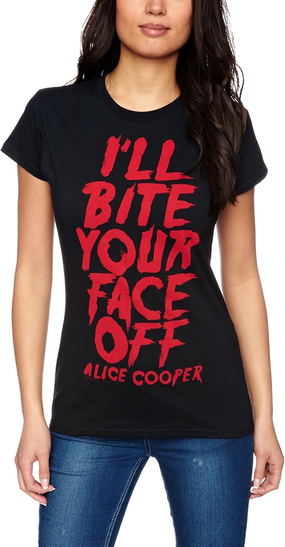 Alice Cooper - I'll Bite Your Face Off [Skinny]: Amazon.co.uk: Clothing