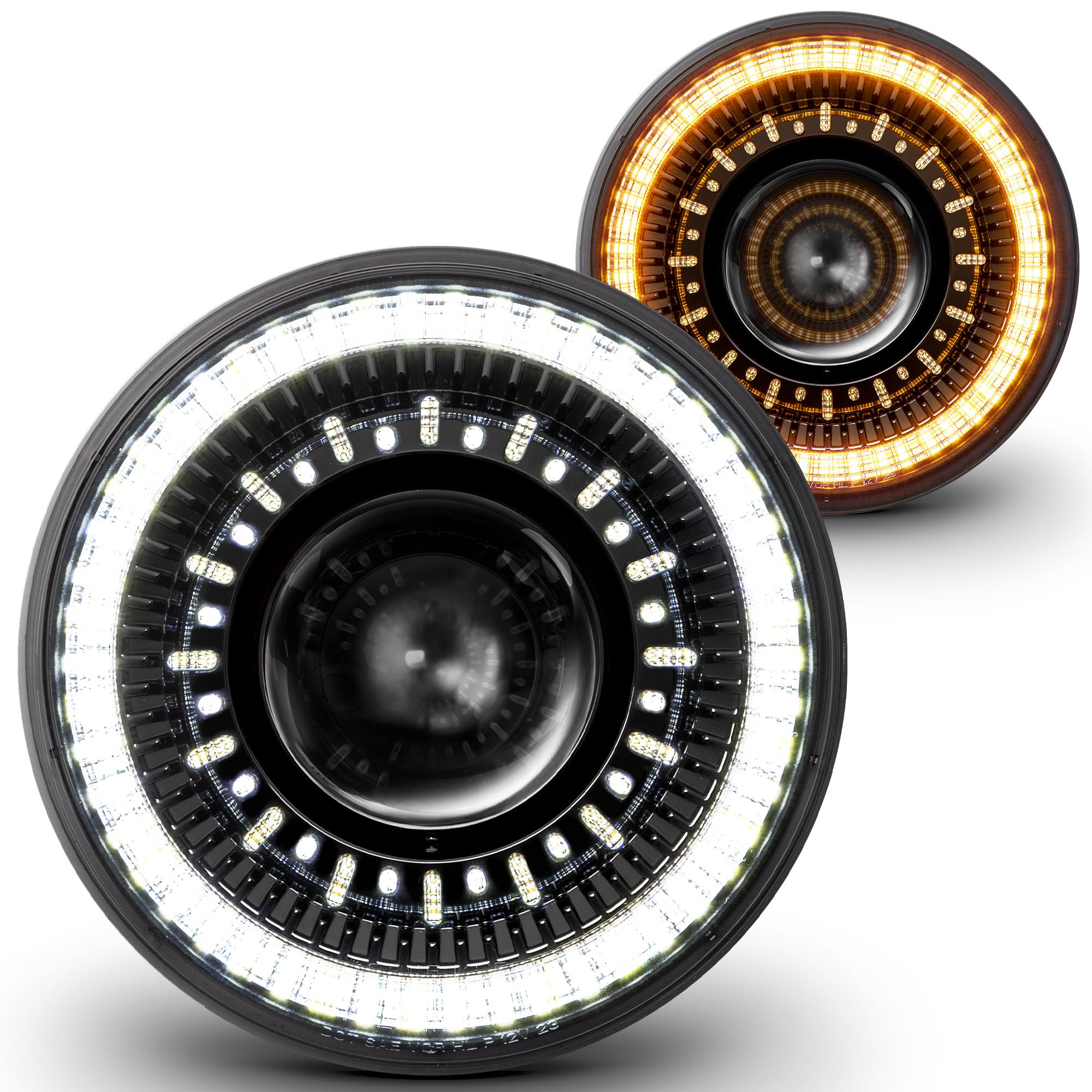 Mua TRUE MODS 7 Inch LED Headlights Round H6024 [DOT] [High Low Sealed ...