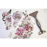 Amazon.com: Redesign with Prima - White Magnolia Small Transfers 6"x12 ...