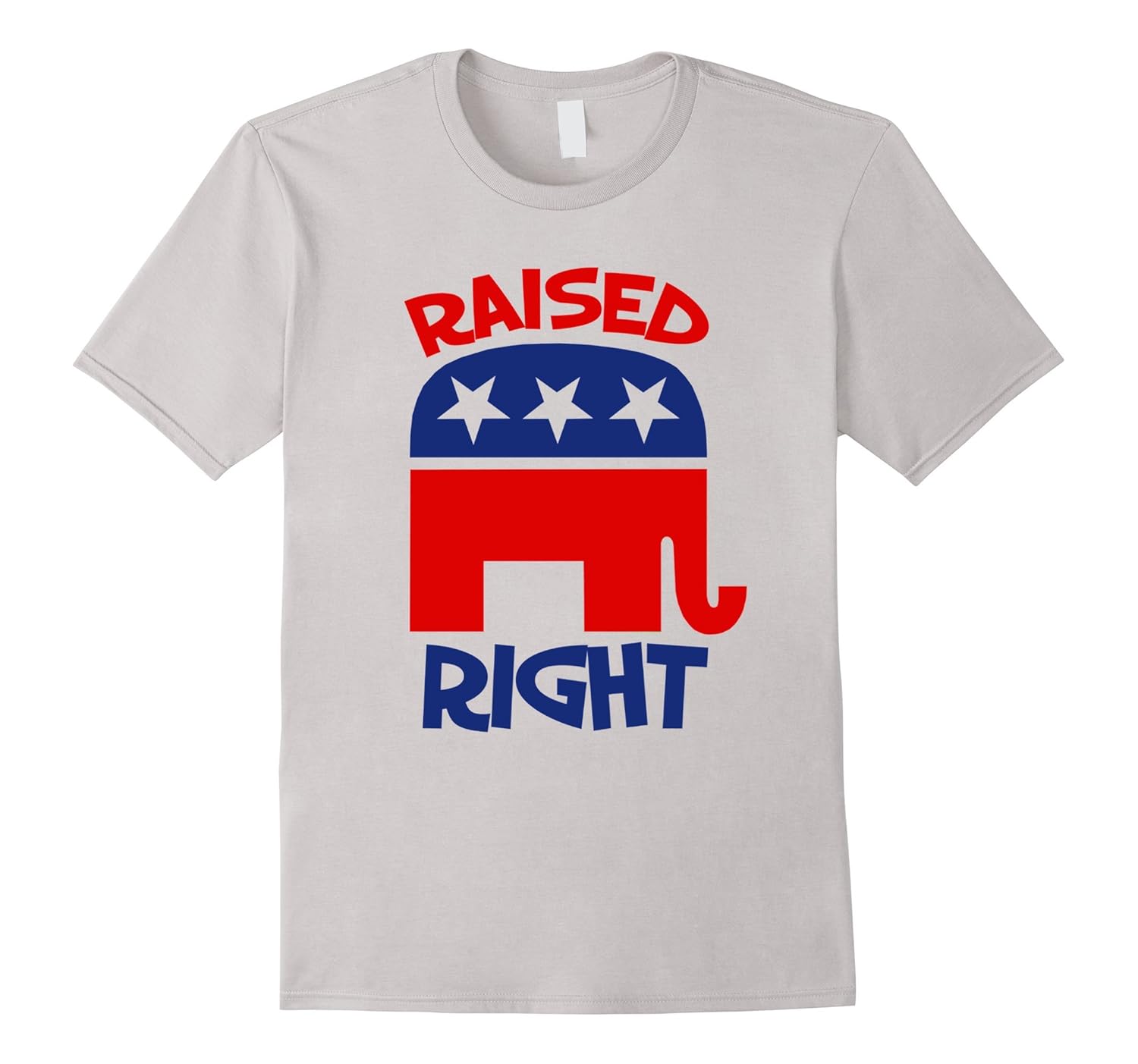 Raised right GOP elephant logo shirt Republican kids tee-CD – Canditee
