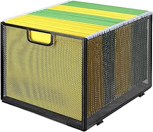 Amazon.com: Mesh Hanging File Folder Box Organizer, Meshist Office ...