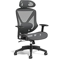 Amazon.com: Union & Scale Flexfit Dexley Mesh Task Chair, Black, 2/Pack ...
