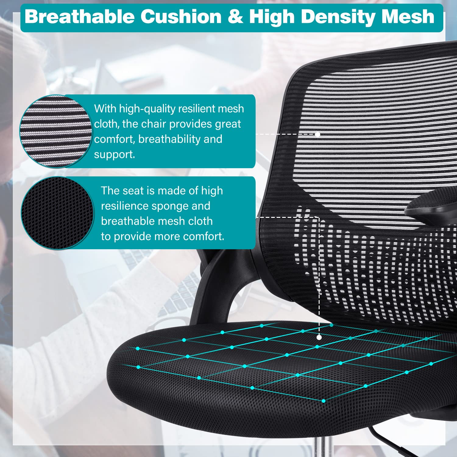 Mua Tall Office Chair, Drafting Chair, Standing Desk Chair, High ...
