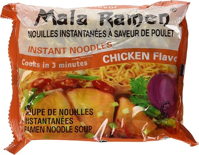 Mala Ramen Instant Noodle - Chicken Noodles 85G (Case of 24) 2.04 Kg ...