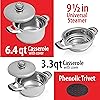 Chef's Secret 9-Ply Waterless Heavy Gauge Cookware Set, Durable ...