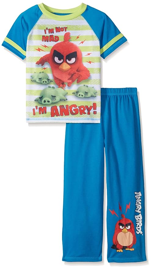 Buy Angry Birds Big Boys' 2 Piece Pant Set, Blue, X-Small at Amazon.in