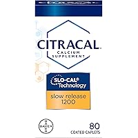 Amazon.com: Citracal Calcium + D Slow Release 1200 Tablets 80 Tablets ...