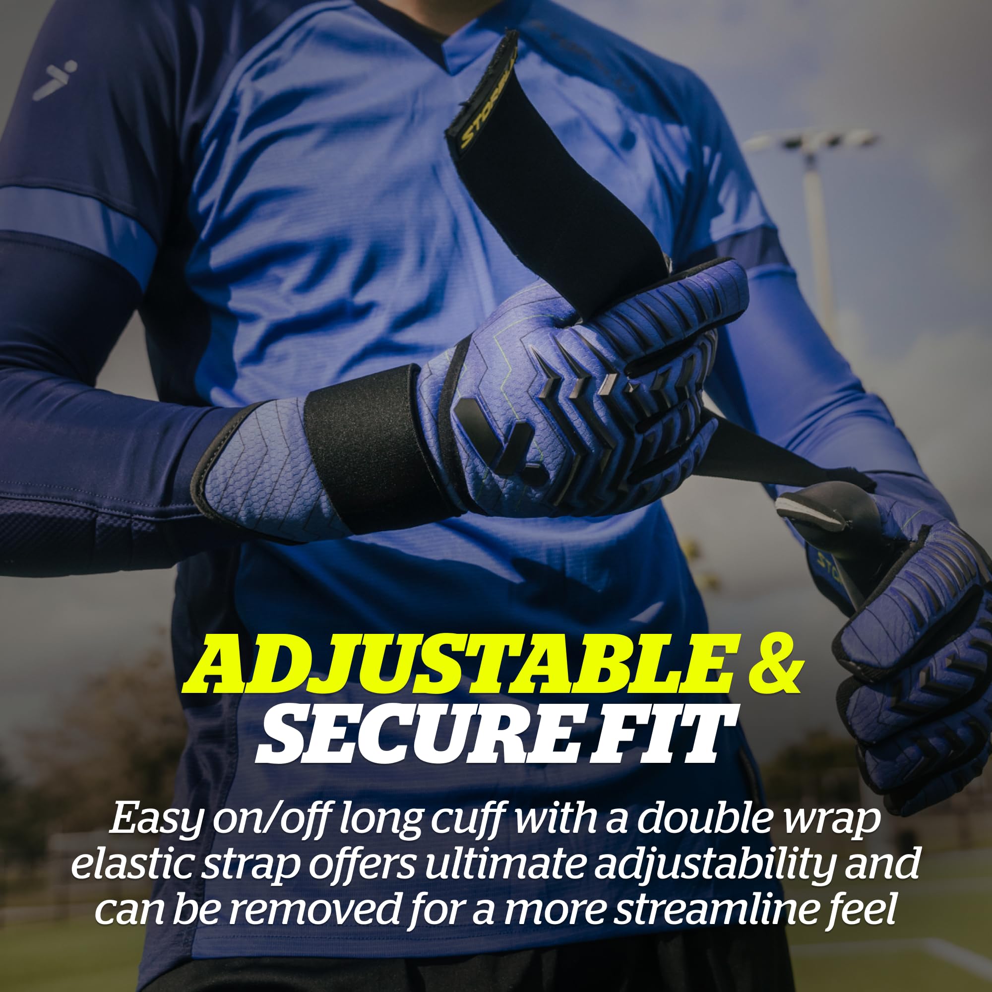 Mua Storelli Electric Goalkeeper Gloves, High-Impact Hand Protection ...