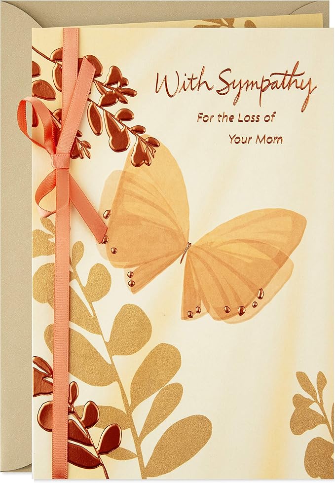 Dayspring Sympathy Card for Loss of Mother (Butterfly): Amazon.co.uk ...