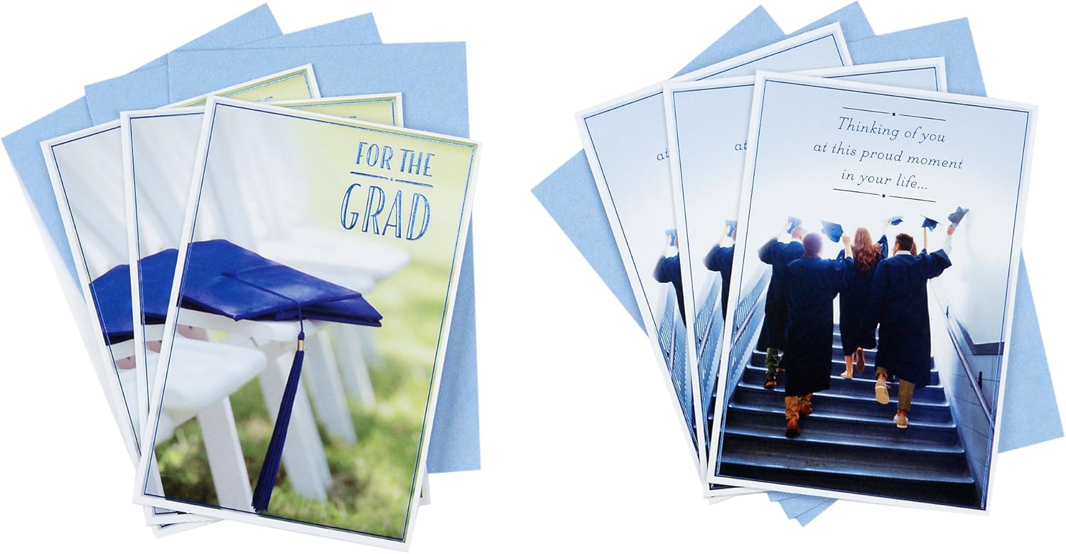 Hallmark Graduation Cards Assortment, Wishing You Success (6 Cards with ...