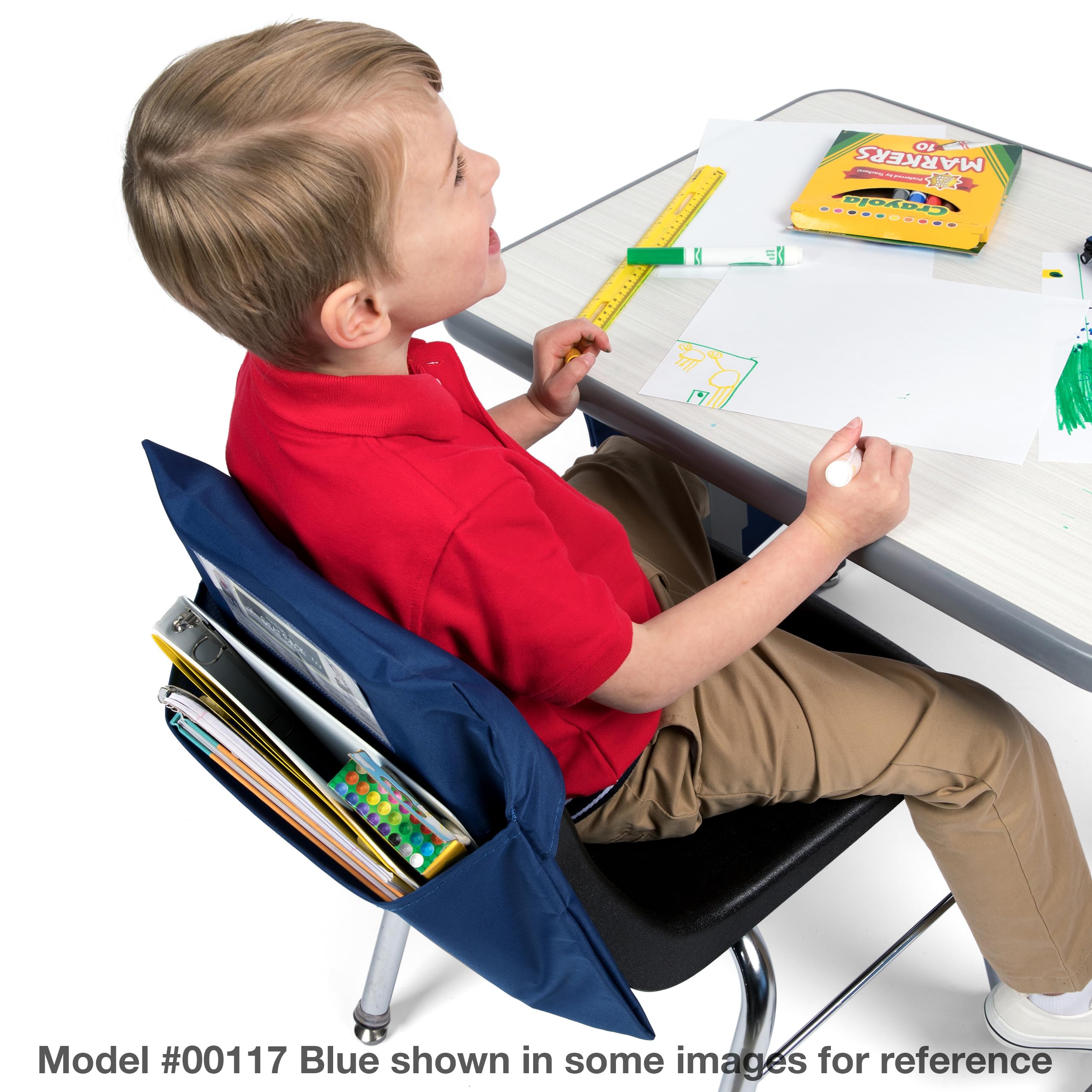 Mua Seat Sack 14" Student Chair Storage Pocket for Classrooms, Black ...