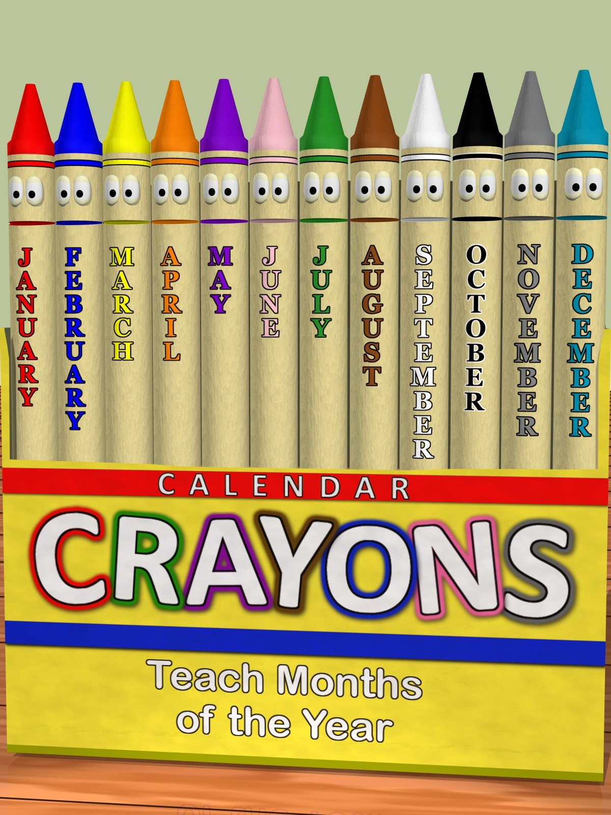 Amazon.de: Calendar Crayons Teach Months of the Year [OV] ansehen ...